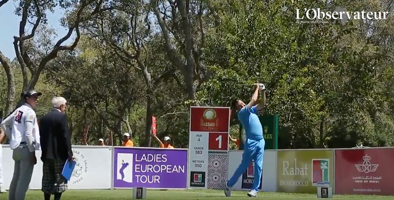 (Vidéo) Trophée Hassan II de Golf: le Prince Moulay Rachid donne le ...